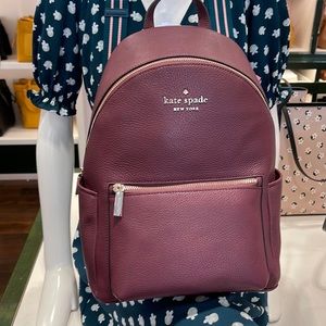 kate spade | Bags | Kate Spade Leila Pebbled Leather Medium Dome ...